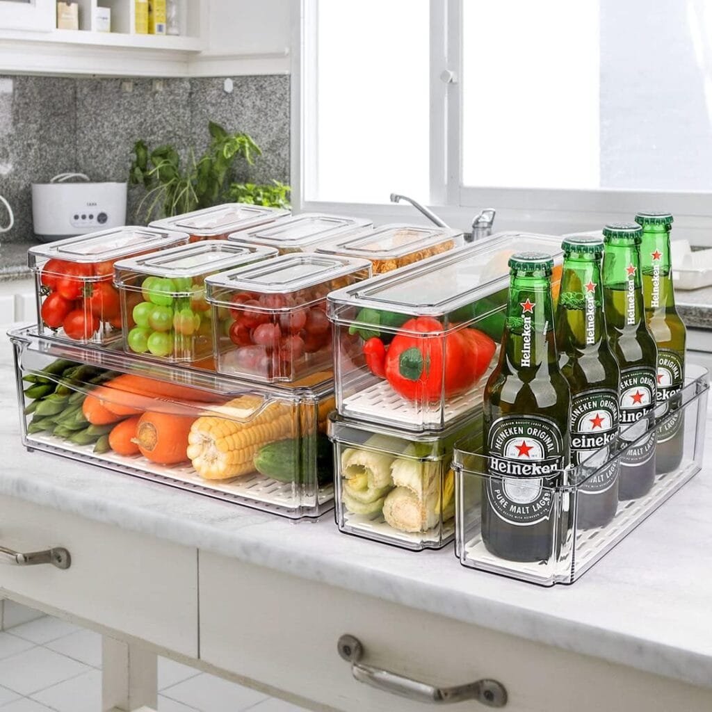 10 Pack Refrigerator Pantry Organizer Bins Review - Cooking Appliance World