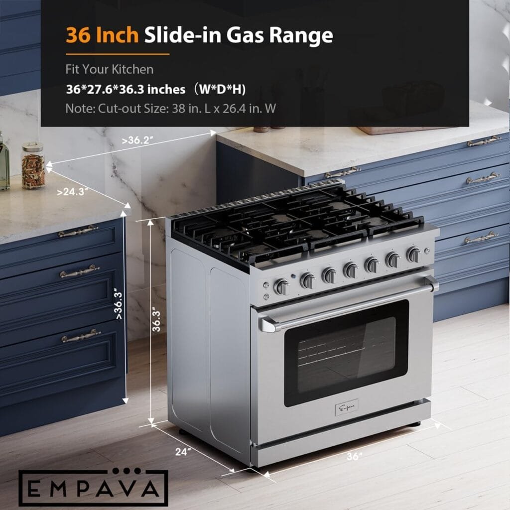 Empava 30″ Gas Range Slide-in Review - Cooking Appliance World