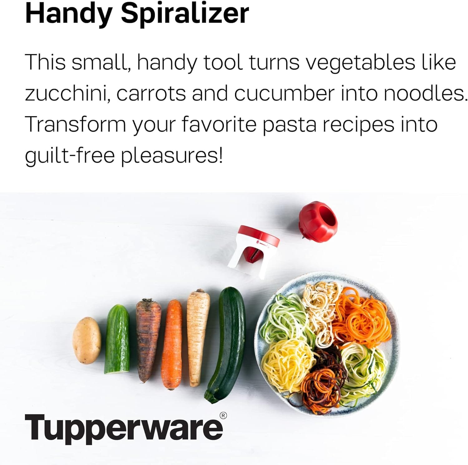 TUPPERWARE Handy Spiralizer Review - Cooking Appliance World