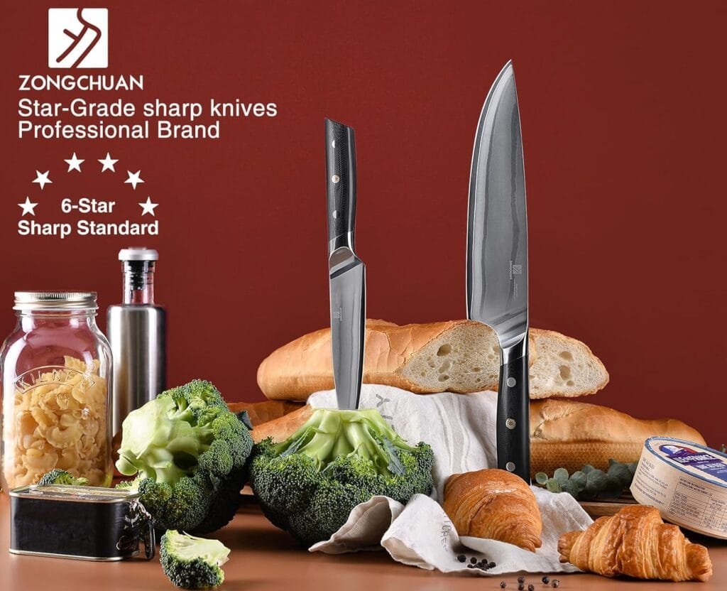 ZongChuan 8C Damascus Kitchen Knife Set Review - Cooking Appliance World