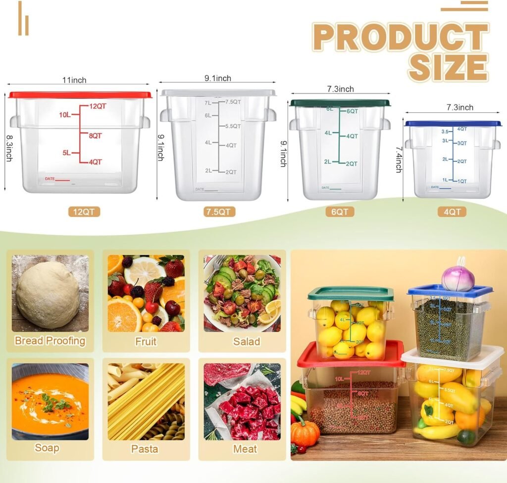 Square Clear Containers Set Review - Cooking Appliance World