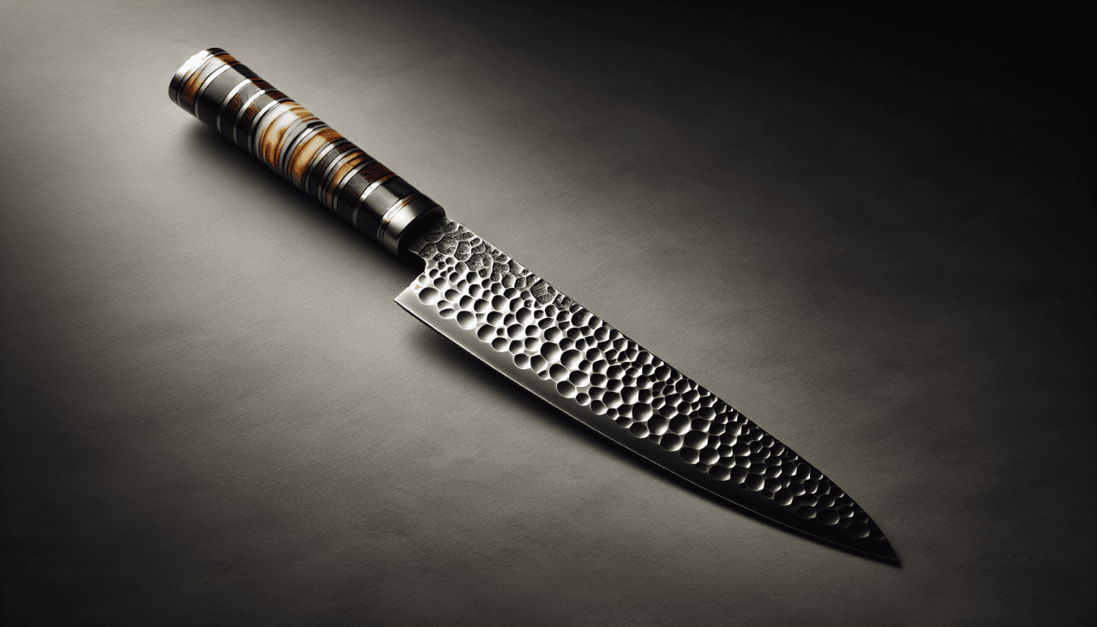 Echizen Hammered Cutlery Edo Kikusui Shell Saki Knife Review - Cooking ...