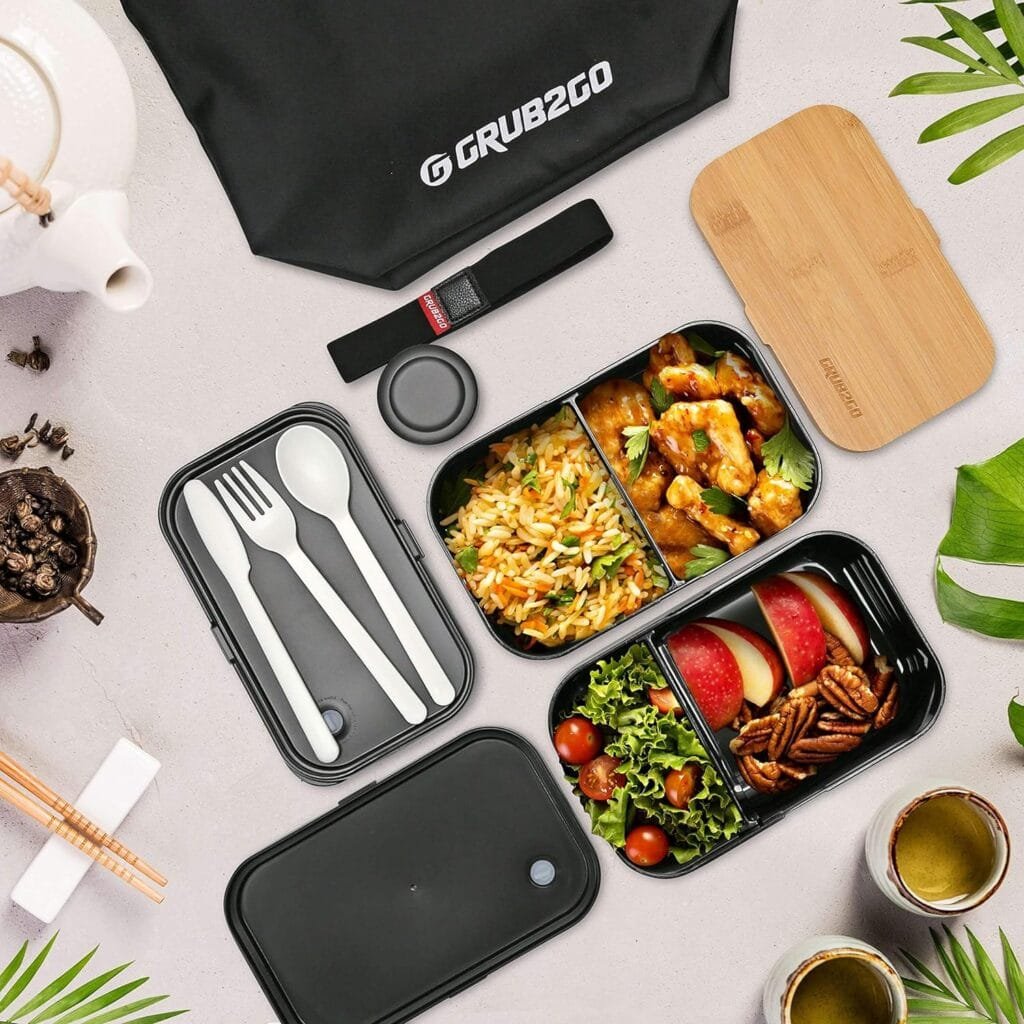 GRUB2GO Premium Bento Lunch Box Review - Cooking Appliance World